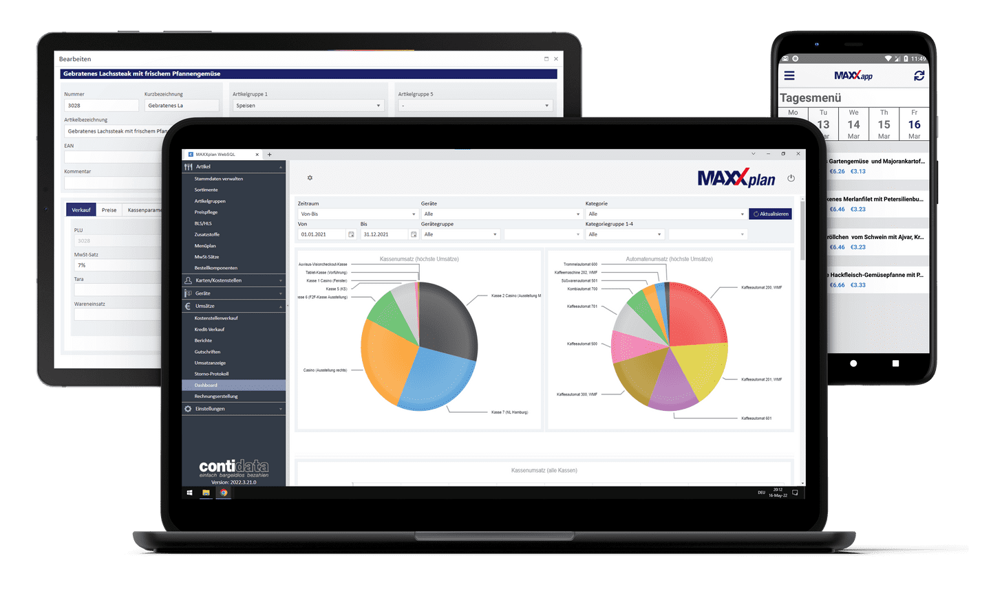 MAXXplan Central Management Software